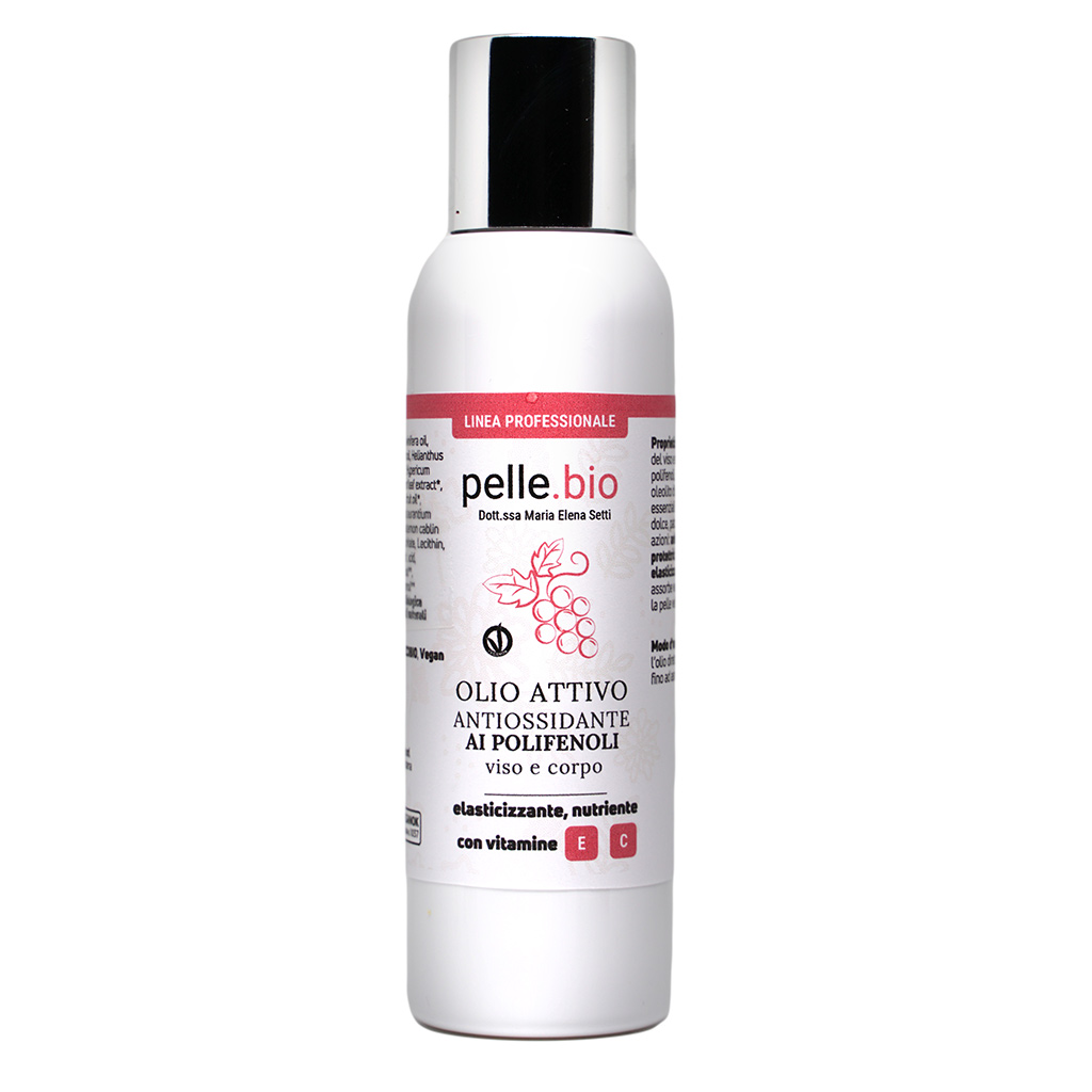 Olio Attivo Antiossidante ai Polifenoli – pelle.bio
